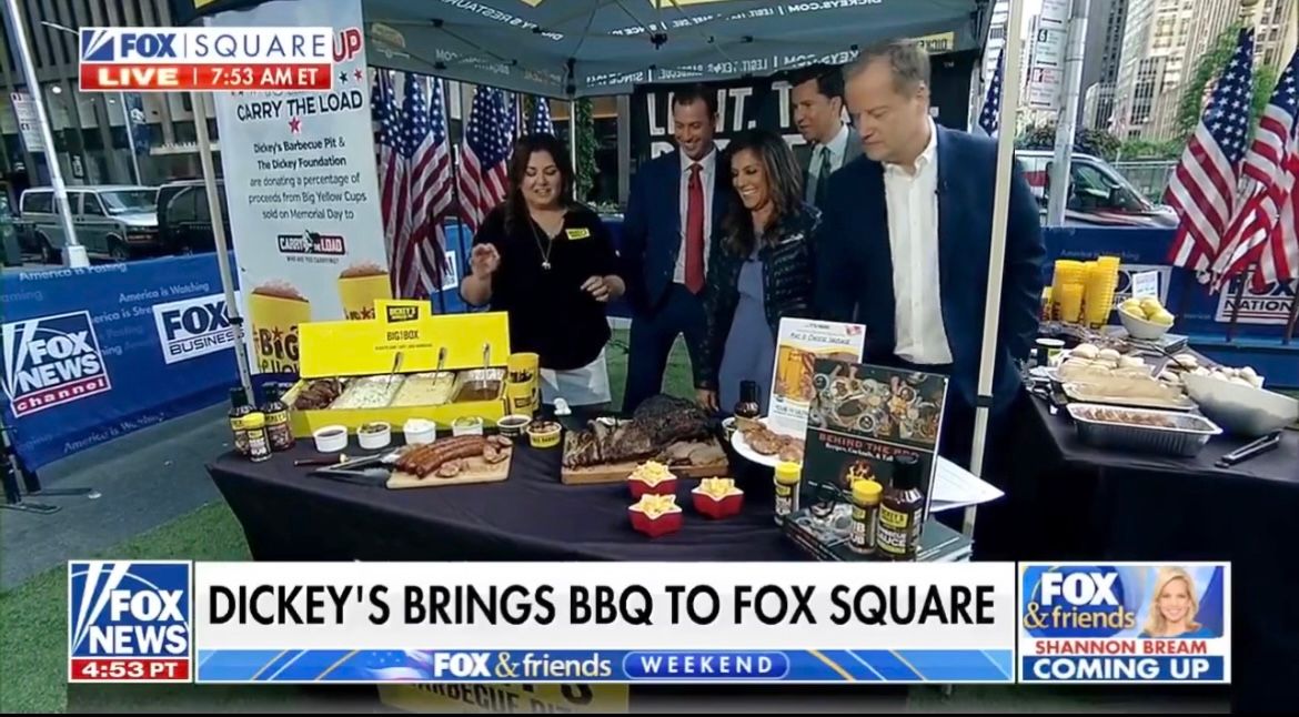 Dickeys Barbecue Pit | Fox & Friends | National Brisket Day